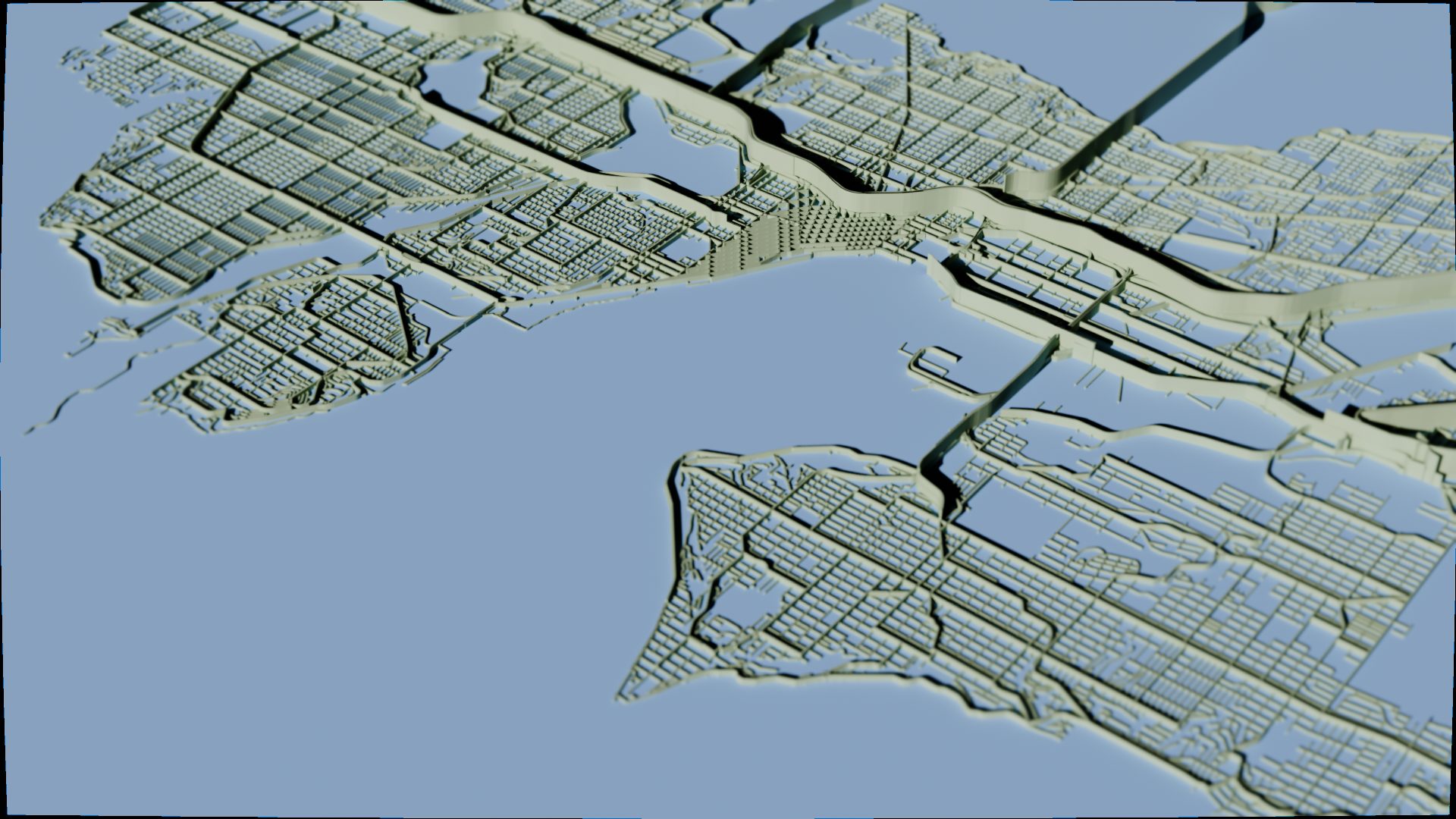 Visualizing the Barrier Effect of Roads in Seattle Using BlenderGIS ...